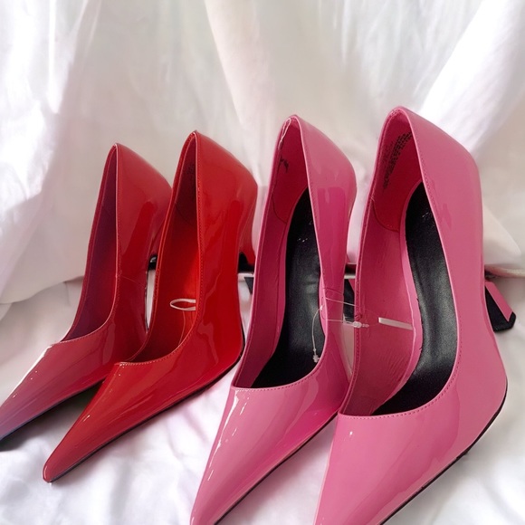 Shoes | Red Pointed Toe Heels | Poshmark